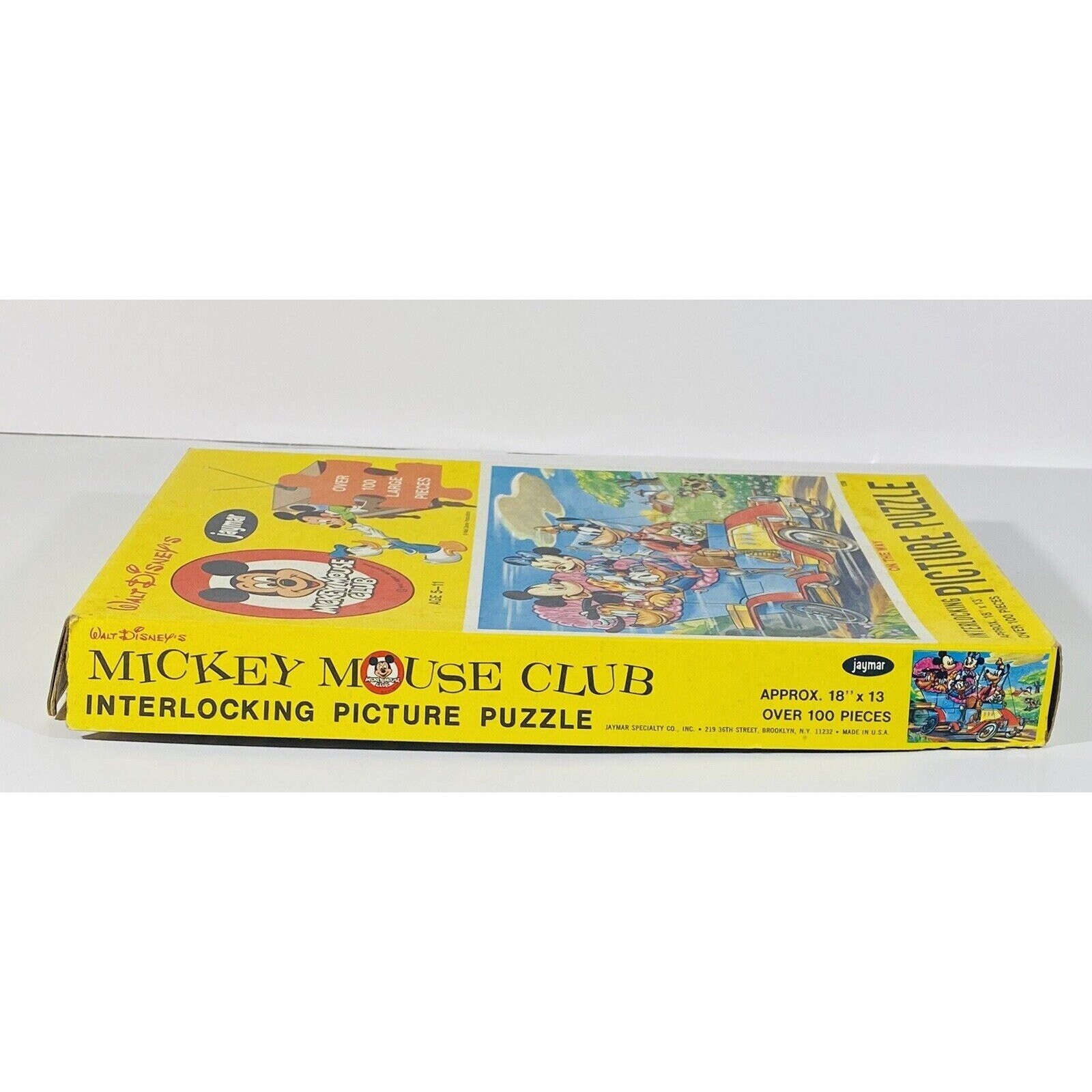 Vintage Mickey Mouse Club Jigsaw Puzzle Jaymar on the Way 100 Pieces ...