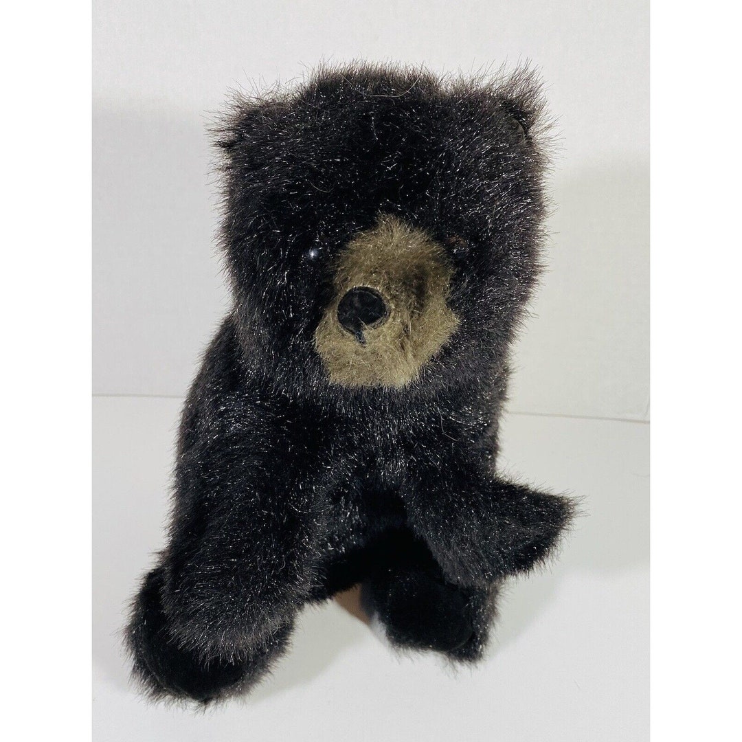 Folkmanis Furry Folk Black Bear Cub Stuffed Plush Hand Puppet 9 ...