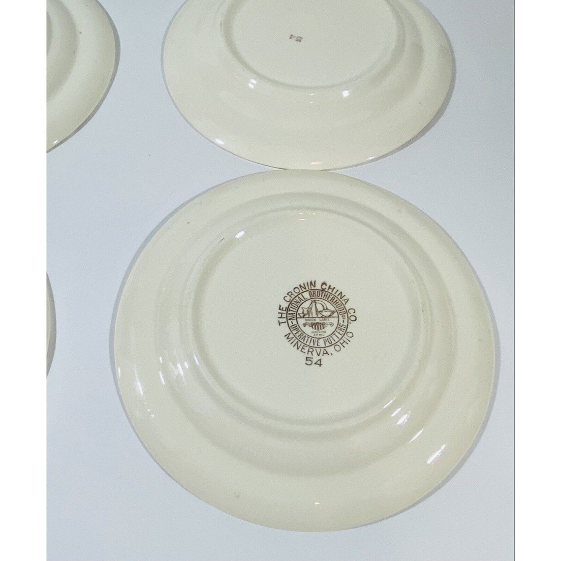 Cronin China Co Bread & Butter Plates Set of 6 Floral Pattern COI162 ...