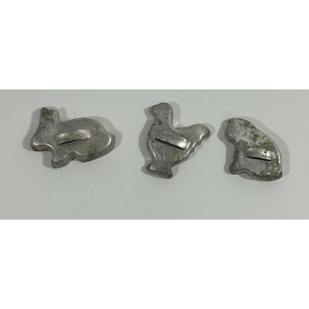 Miniature Cookie Cutters Vintage Old Display Farmhouse Rustic Primitive ...