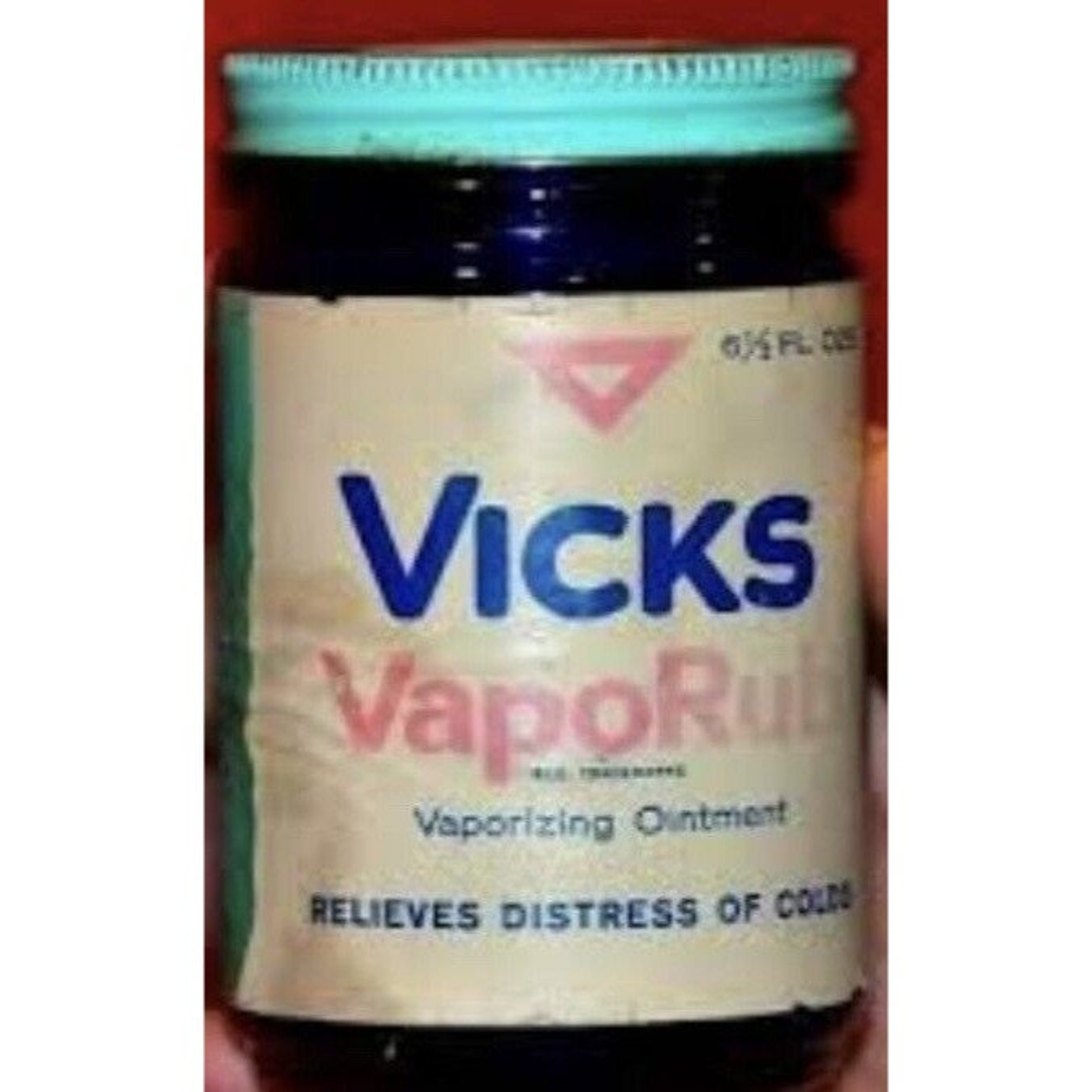 Antique Cobalt Blue Glass Vicks Vaporub Bottles Medicine Raised Letters ...