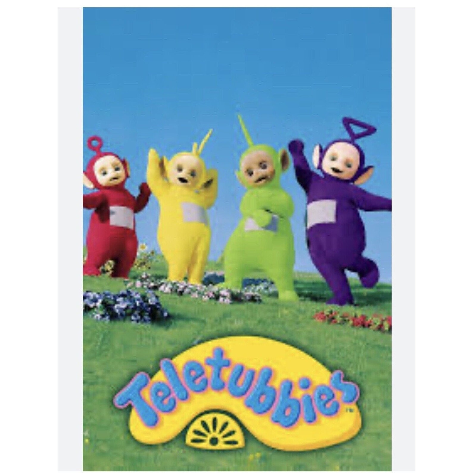 Teletubbies Toy Lot 14" Talking Laa-laa Plush Green Dipsy Red Po Purple ...