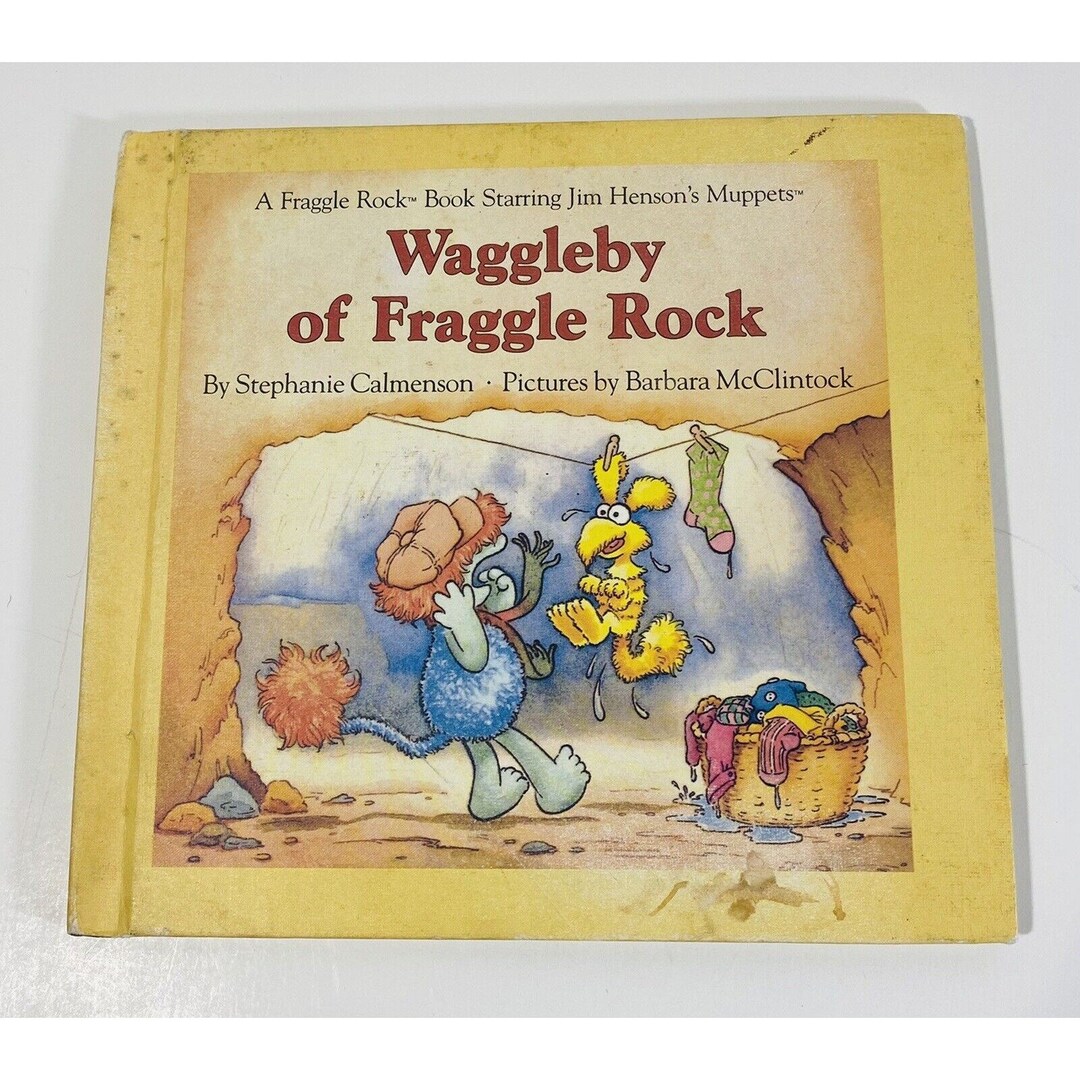 1985 Waggleby of Fraggle Rock Book Jim Henson Muppets Weekly Reader Red ...