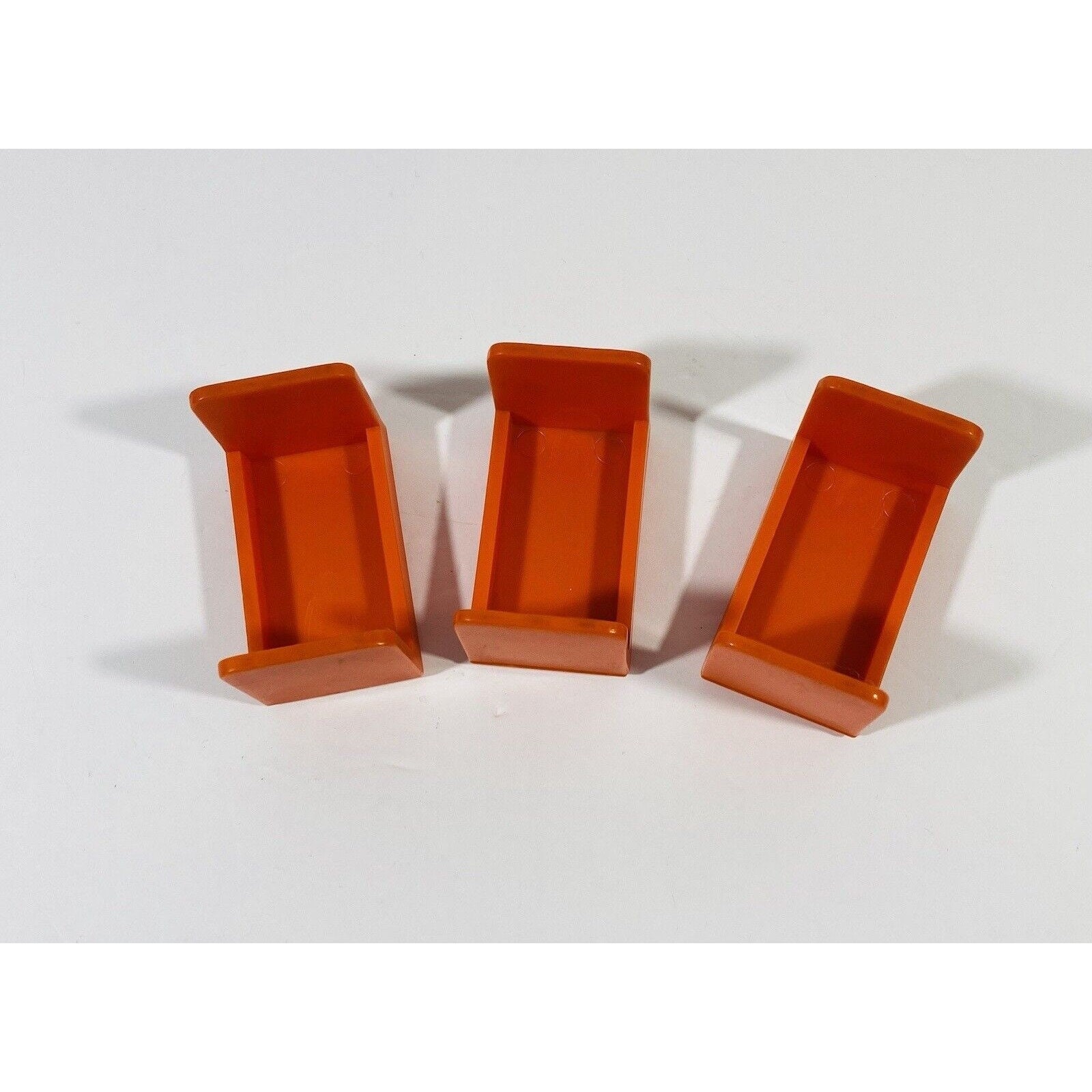 Vintage Playskool Square People Toys 1970s Plastic Orange Bench Couch ...