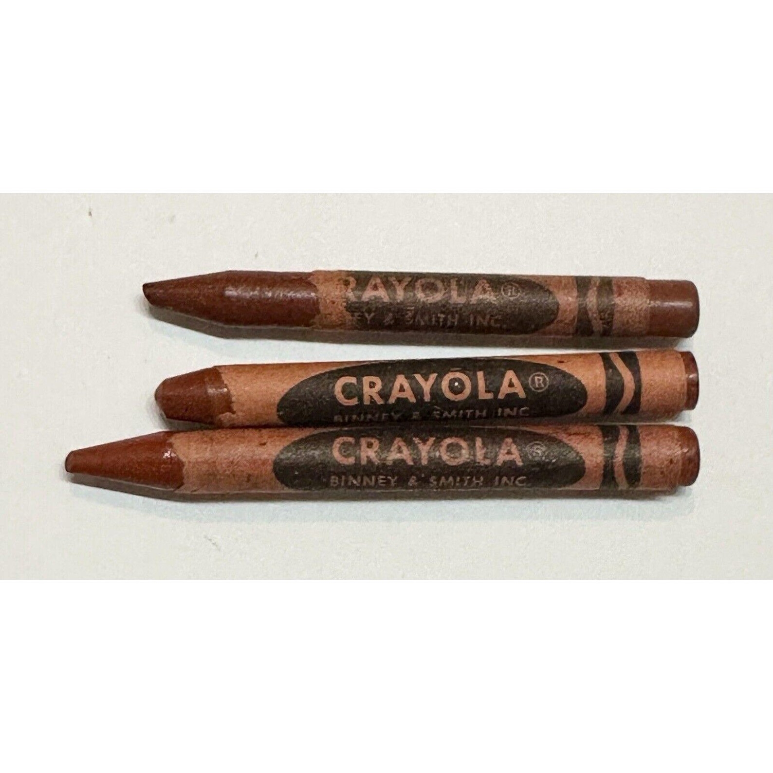 Binney & Smith Vintage Old Crayola Crayons Bittersweet Color Set 3 Art ...