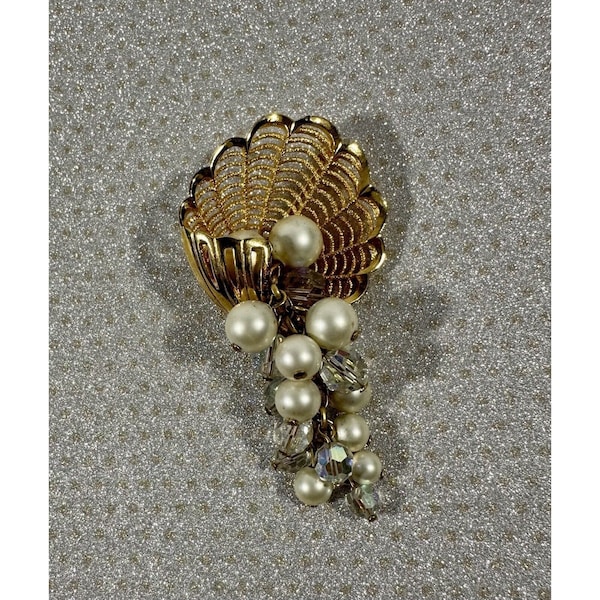 Seashell Brooch - Etsy