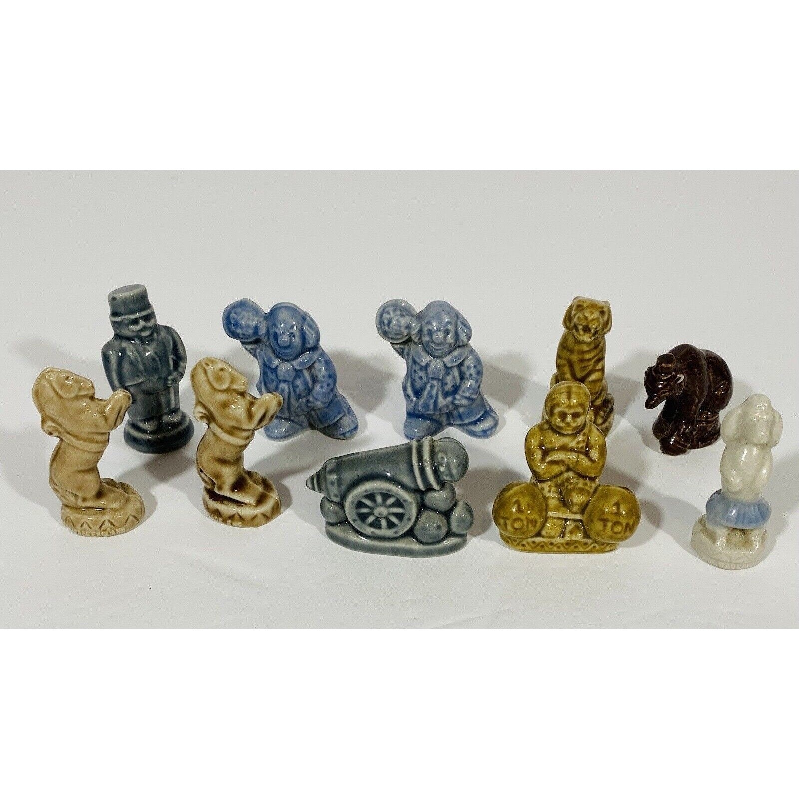 Vintage Wade Whimsies Miniature Figurines England Circus Ringmaster ...
