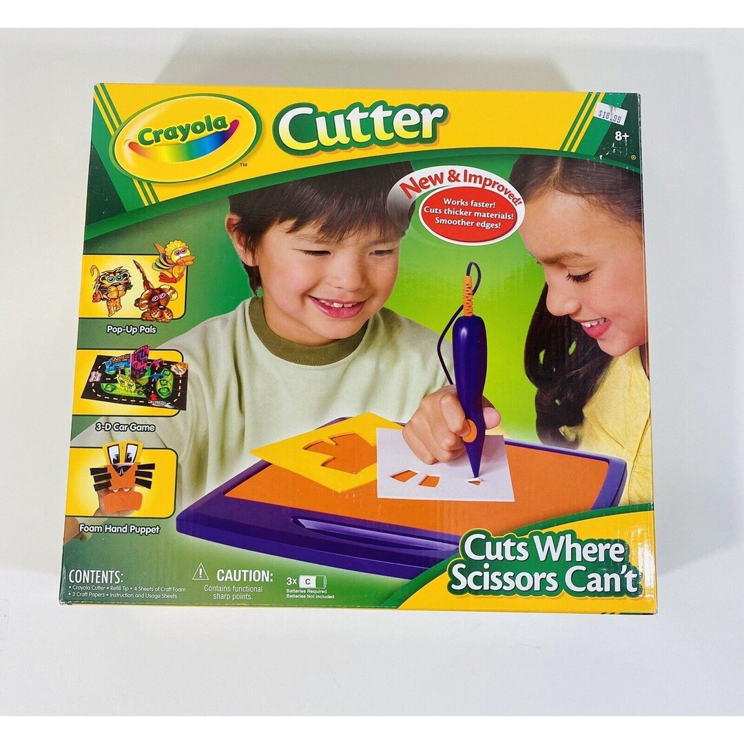 Crayola Cutter Cuts Where Scissors Cant Cutting Wand & Mat - Etsy