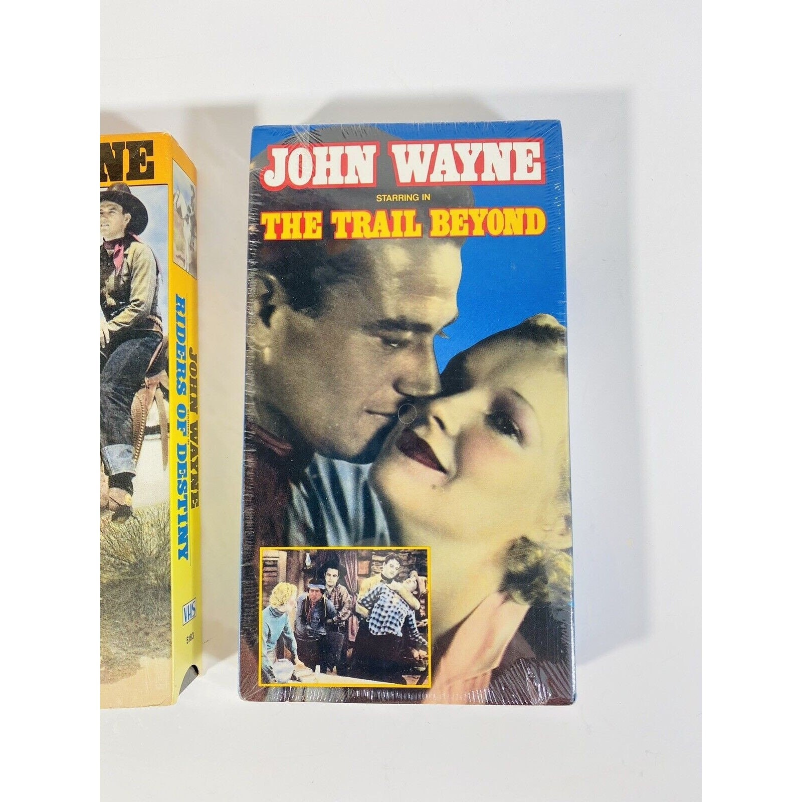 John Wayne Westerns the Trail Beyond VHS Riders of Destiny VCR Movie ...