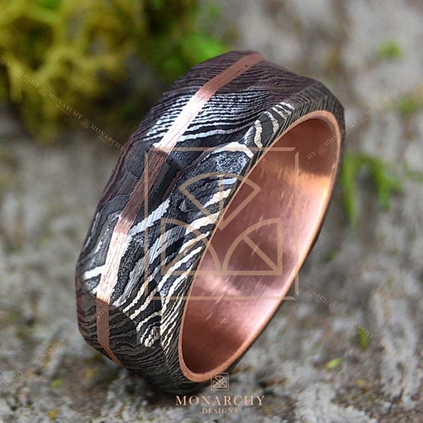 Damascus Ring - Etsy