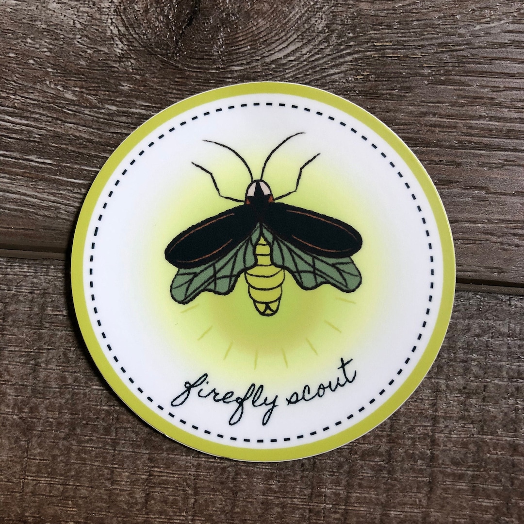 Firefly Scout Badge Sticker Let Your Light Shine and Embrace a Life ...