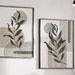 Set of 2 Boho Sage Green Wall Art, Mid Century Modern Printable Wall ...
