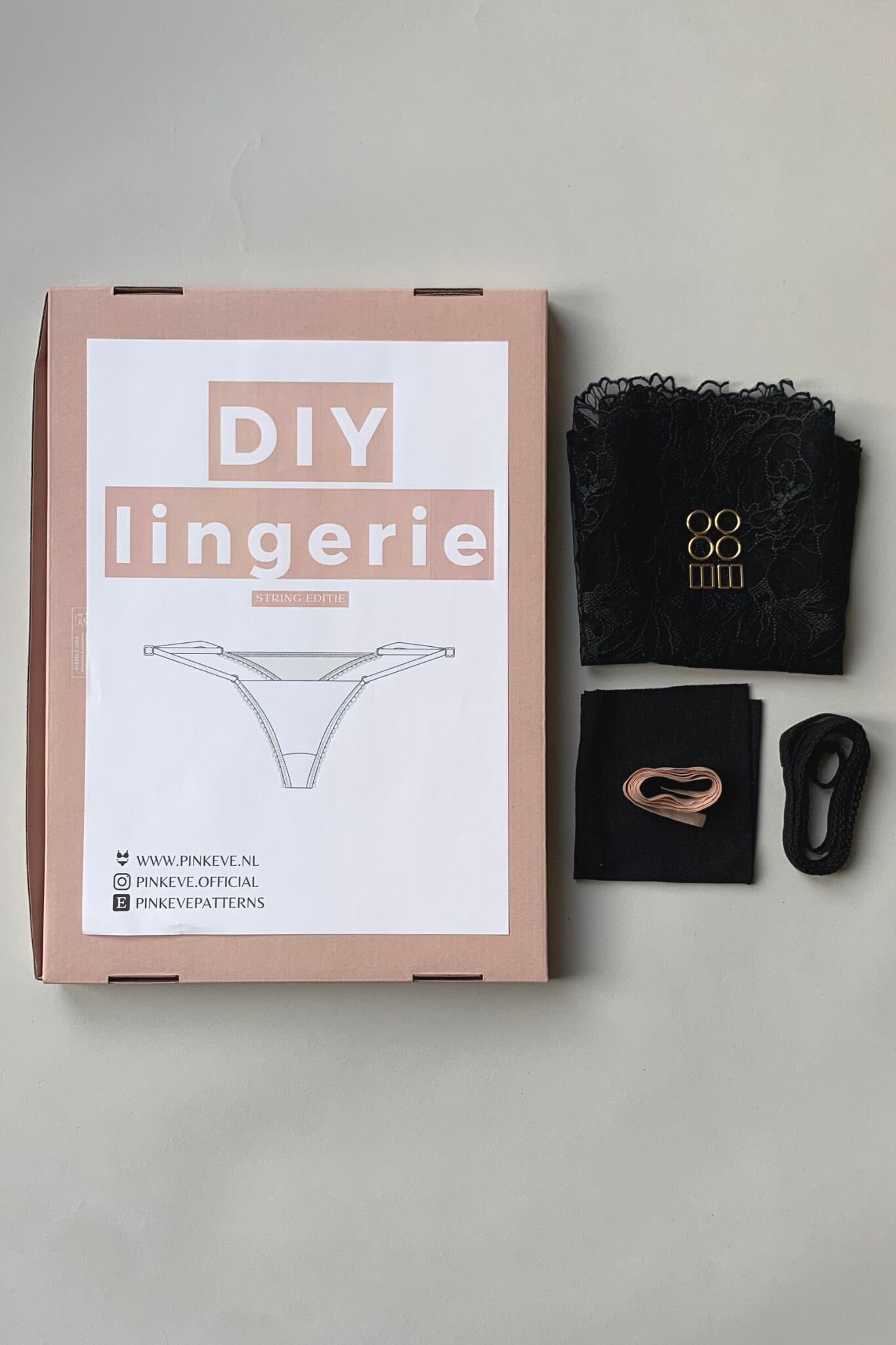 Lingerie Sewing Set Incl. Pattern & Sewing Description DIY - Etsy