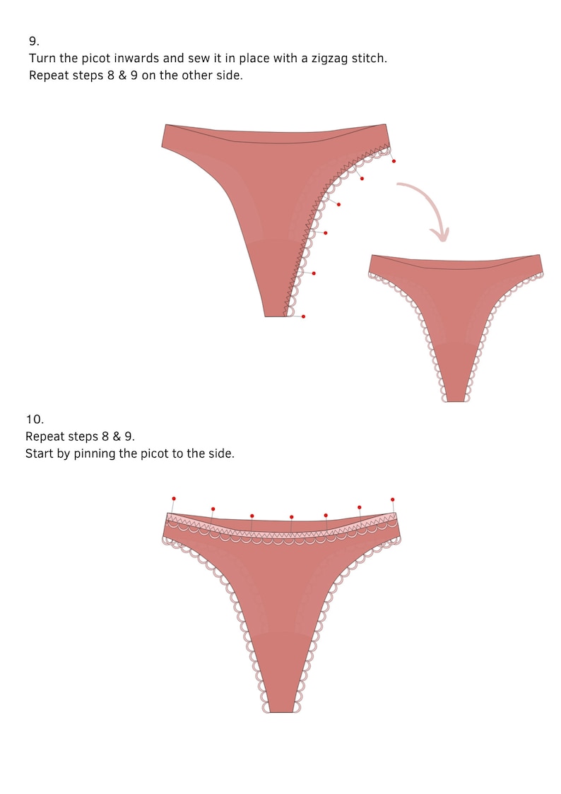 High Waist Thong Sewing Pattern - Etsy