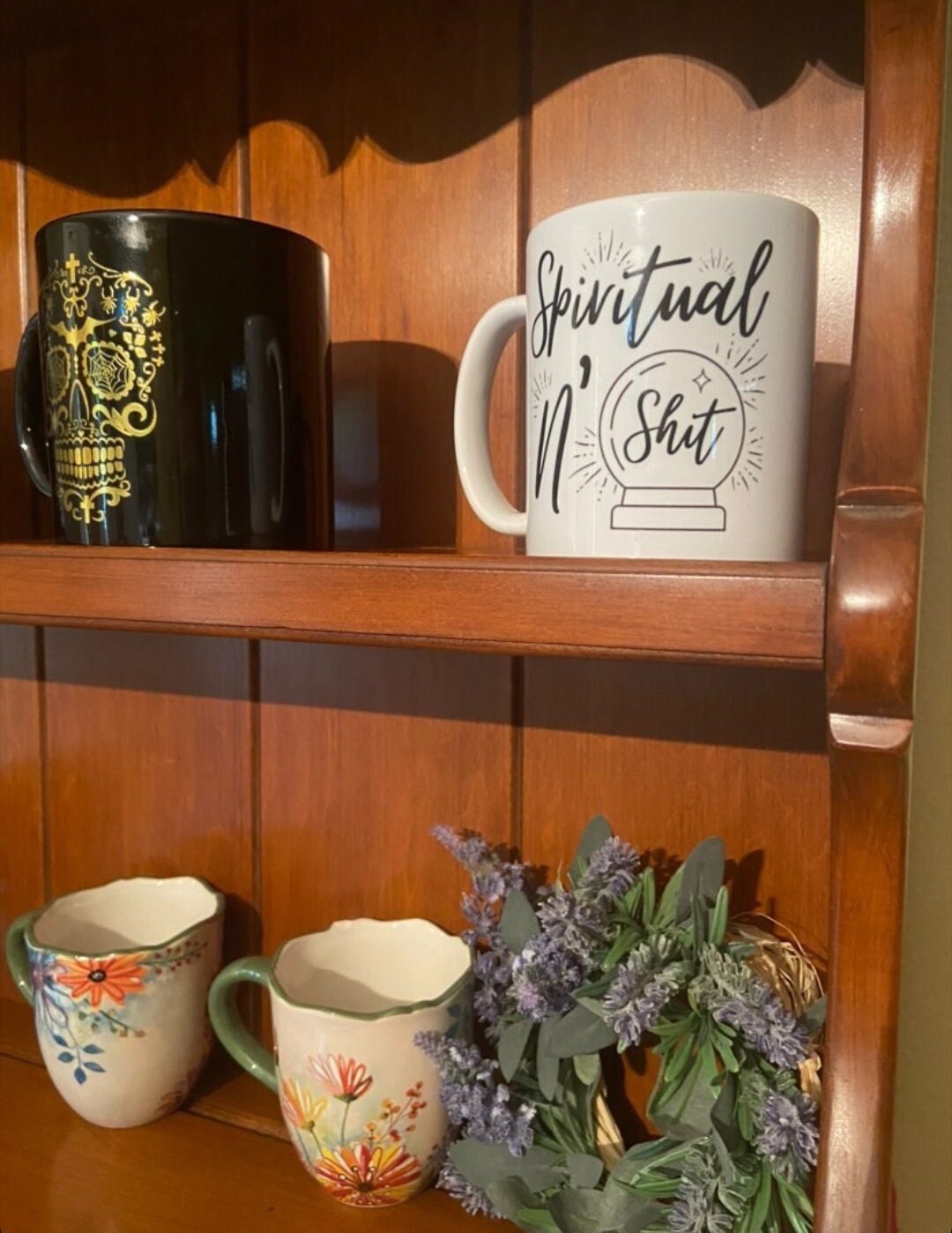 Celestial Positive Energy Crystal Ball Spiritual Saying Mug ...