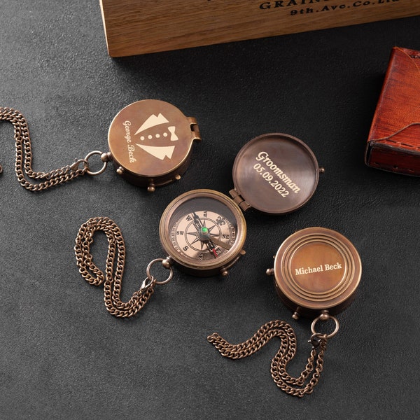 Personalized Compass - Etsy