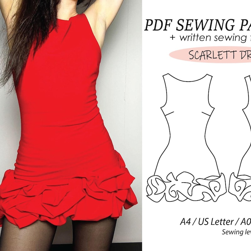 Red Bubble Skirt Dress - Etsy UK