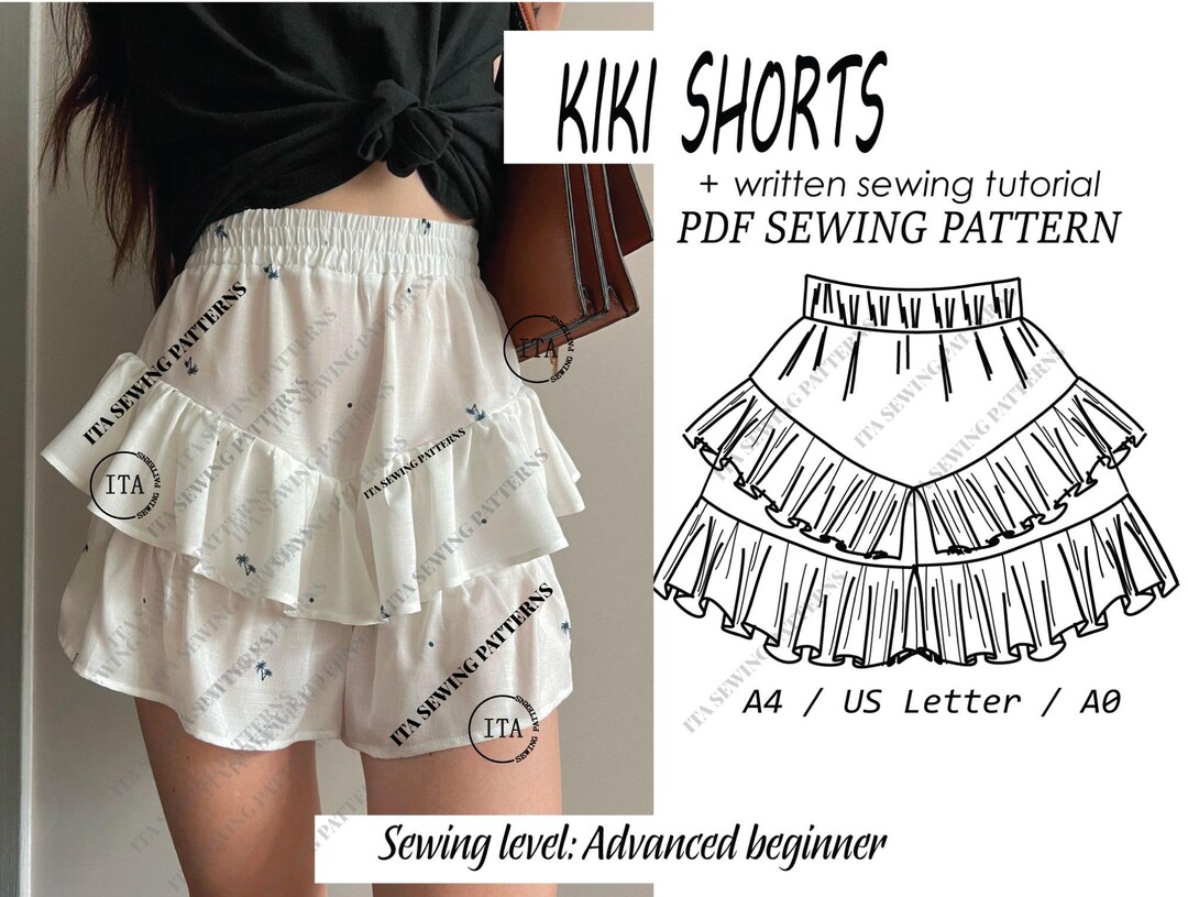 KIKI Shorts / Bloomers / Women Sewing Pattern / Shorts Pattern ...