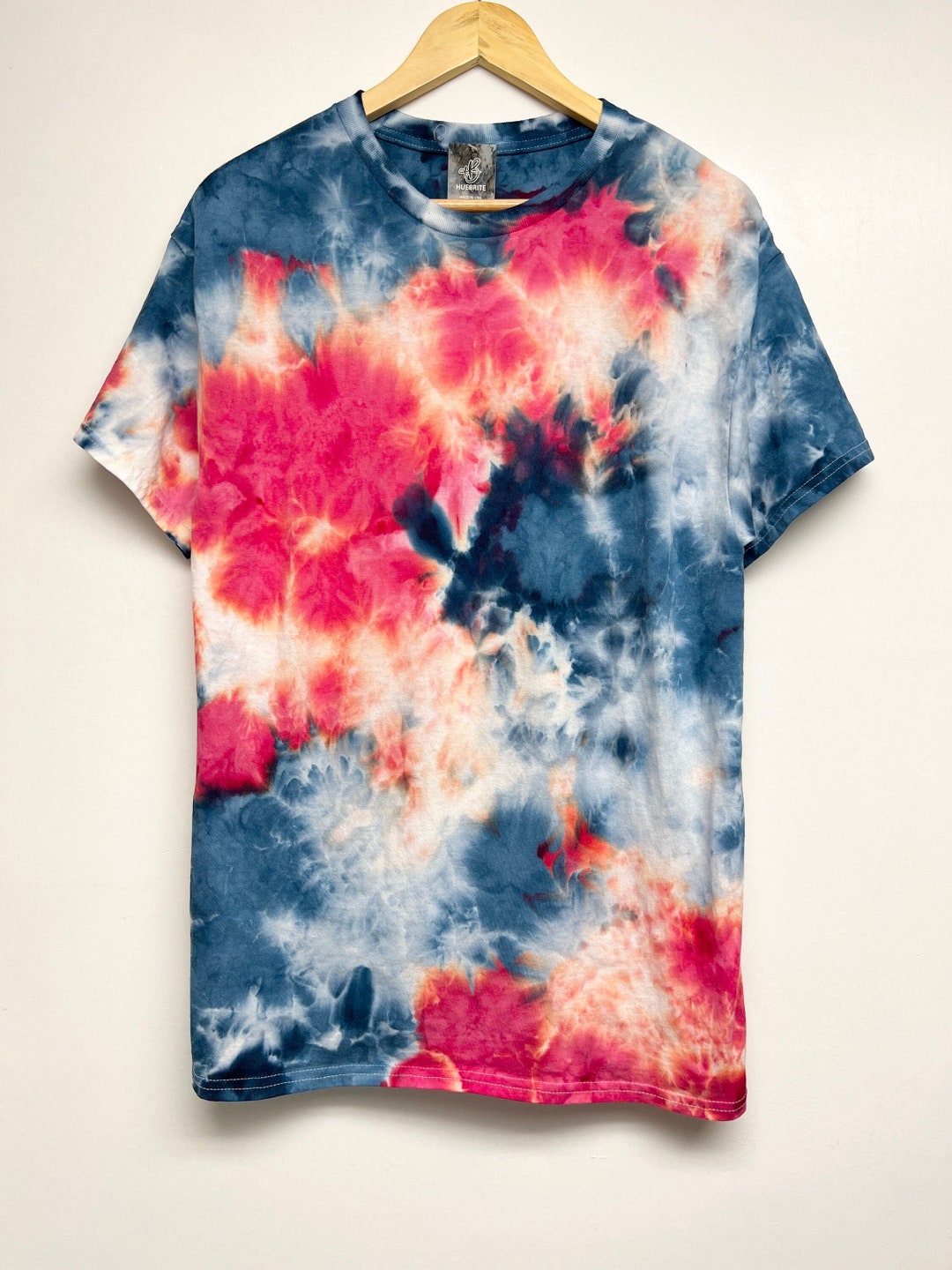 Individually Hand-dyed, RED WHITE BLUE Tie Dye T-shirt, Adults and Kids ...