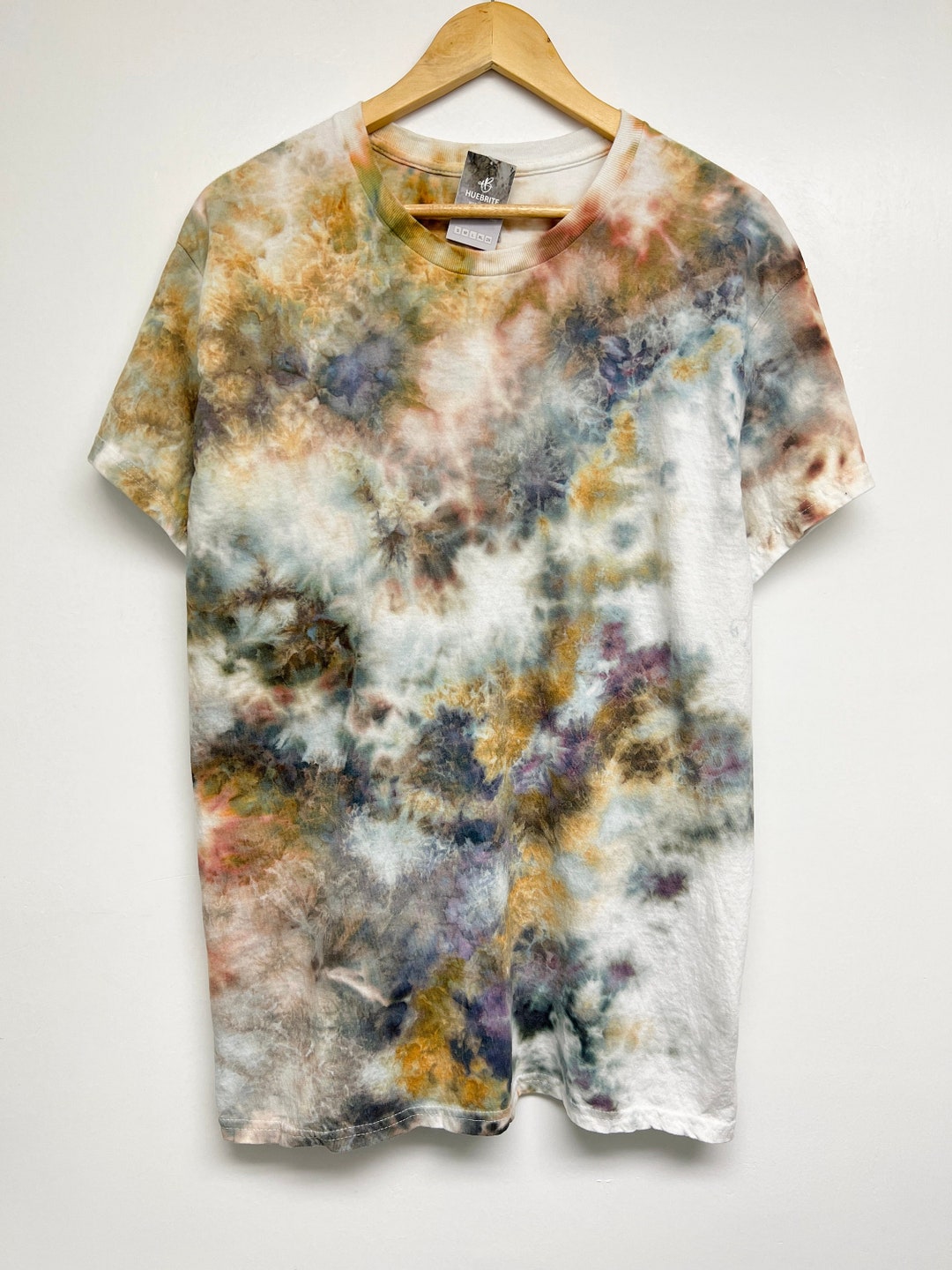 S-5XL, Individually Hand Dyed, Rusty Mountain Watercolor Tie-dye T ...
