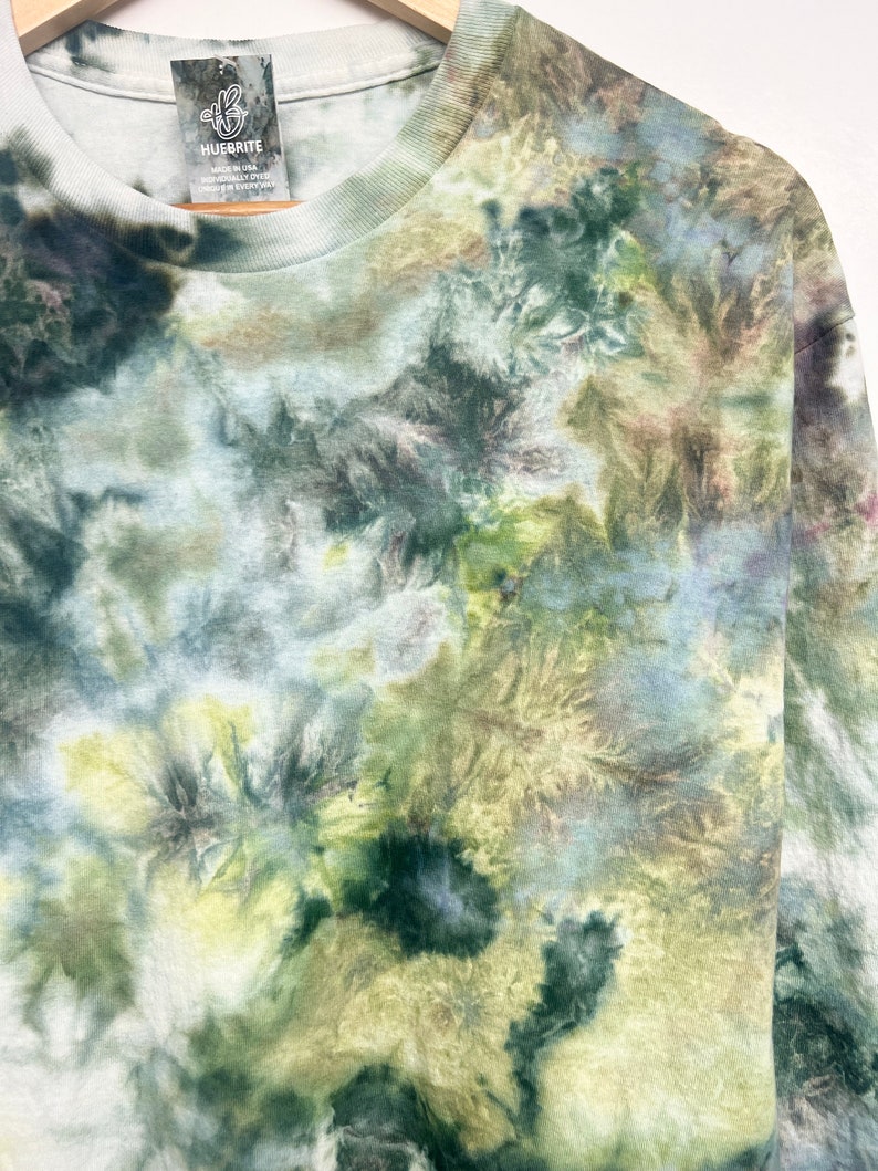 Hand-dyed Watercolor Tie Dye Long Sleeve T-shirt (S-5XL) - Etsy