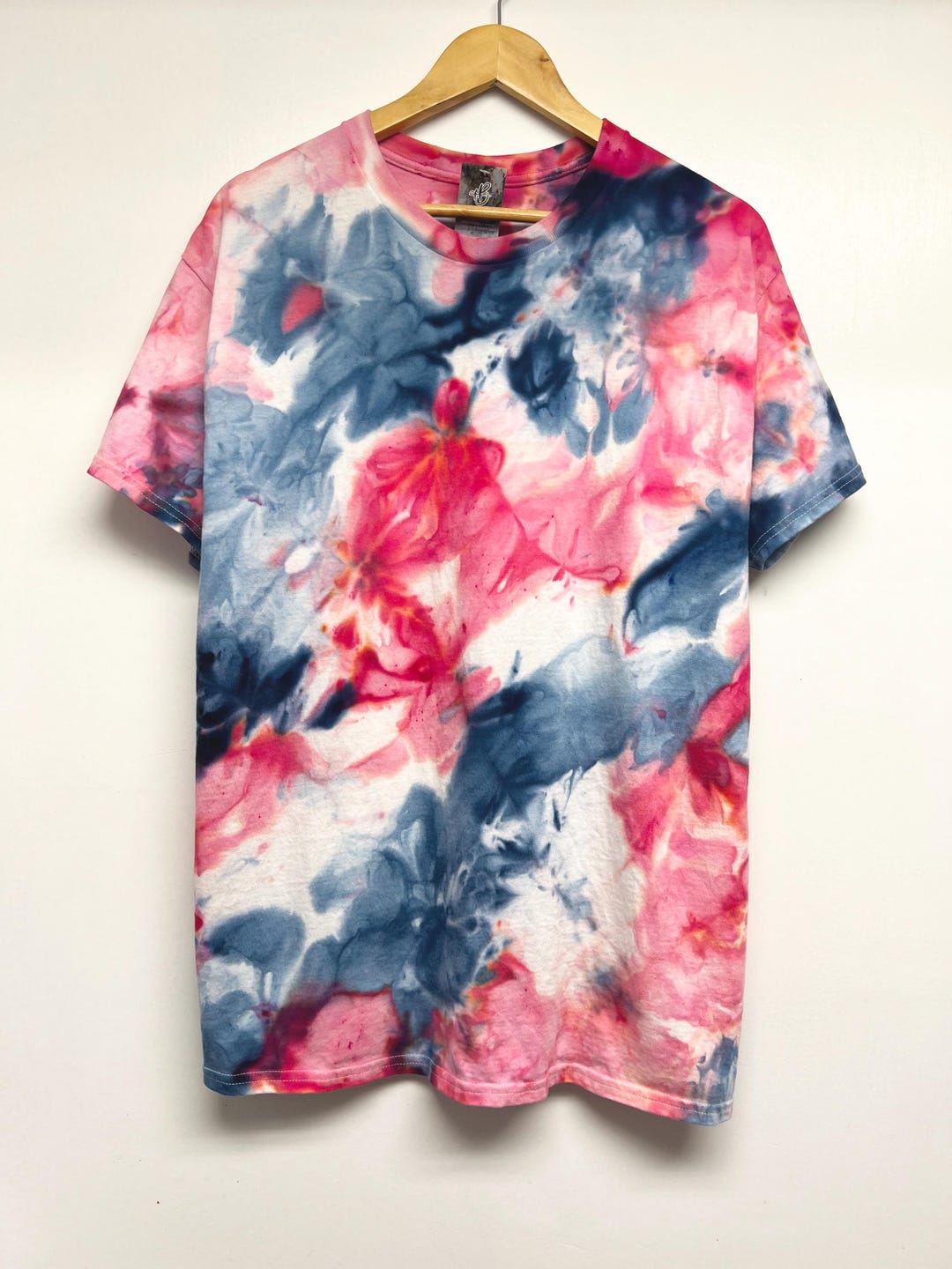 Individually Hand-dyed, RED WHITE BLUE Free Spirit Water Tie Dye T ...