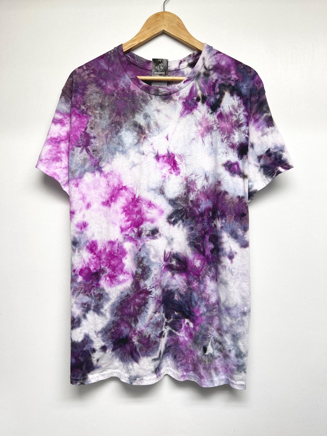 S-3XL, Individually Hand Dyed, Pink Alps Watercolor Tie-dye T-shirt ...
