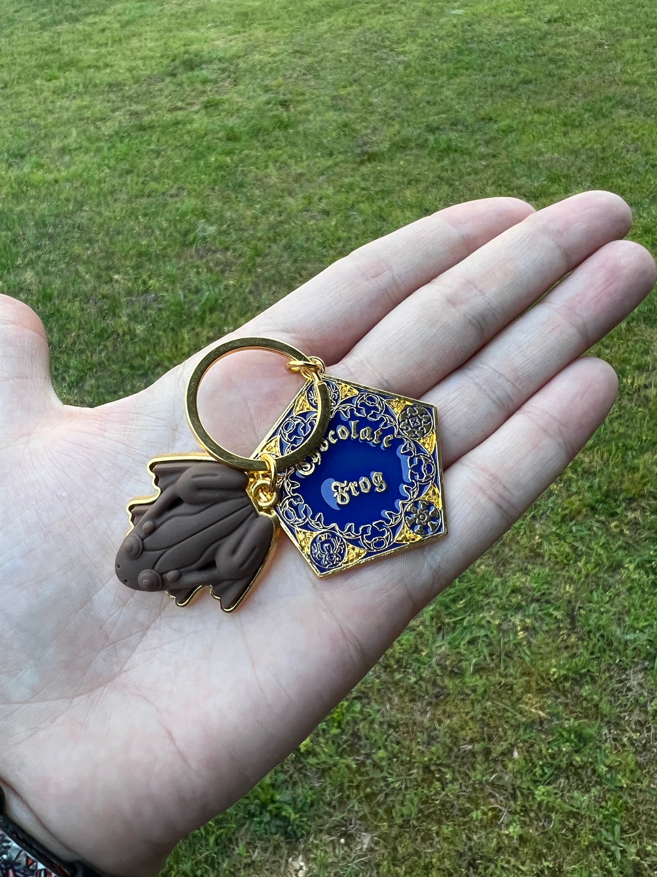Chocolate Frog Keychain, Enamel Keychain, Wizards World - Etsy