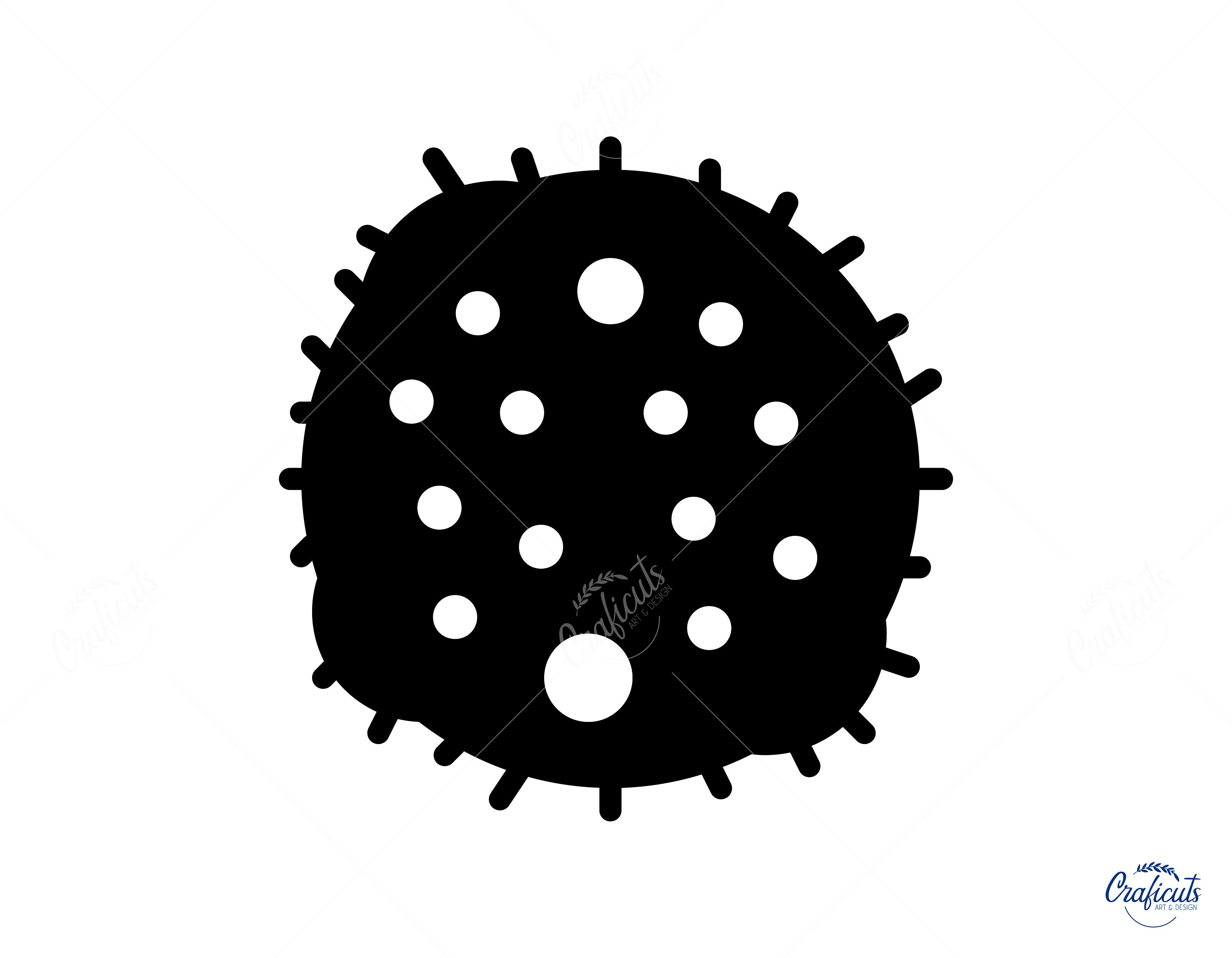 Virus SVG, Imágenes prediseñadas de virus, Descarga digital instantánea ...