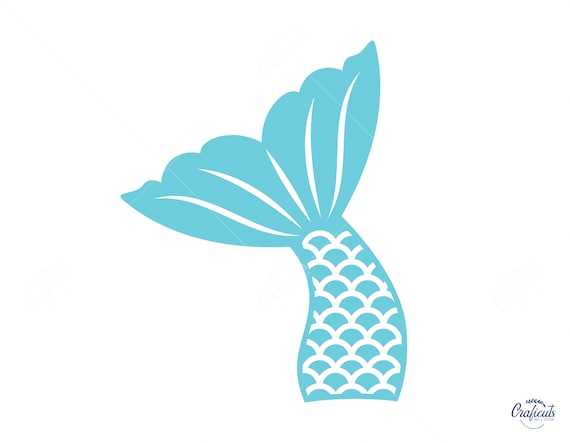 Mermaid Tail Svg Mermaid Clip Art Instant Digital Download Etsy