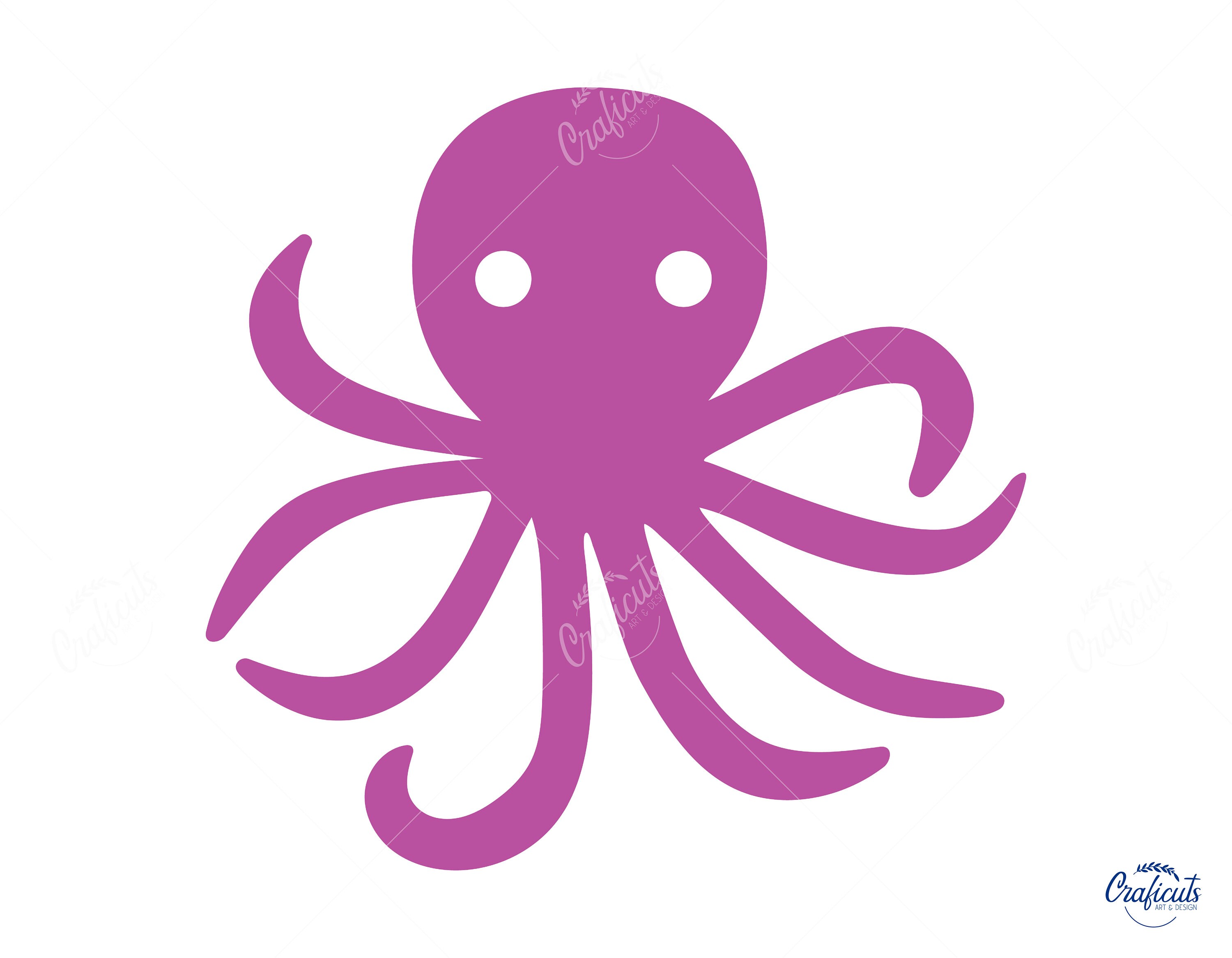 Octopus SVG Octopus Clip art Instant Digital Download | Etsy