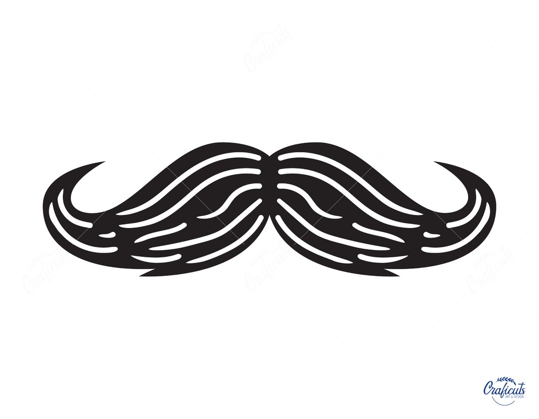Mustache SVG, Mustache Clip Art, Instant Digital Download Svg/png/dxf ...