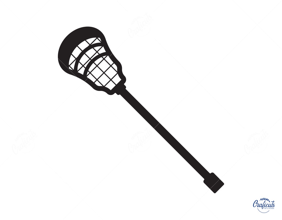 Lacrosse Stick Svg Clip Art Instant Digital Download Svgpngdxfeps Files For Cricut