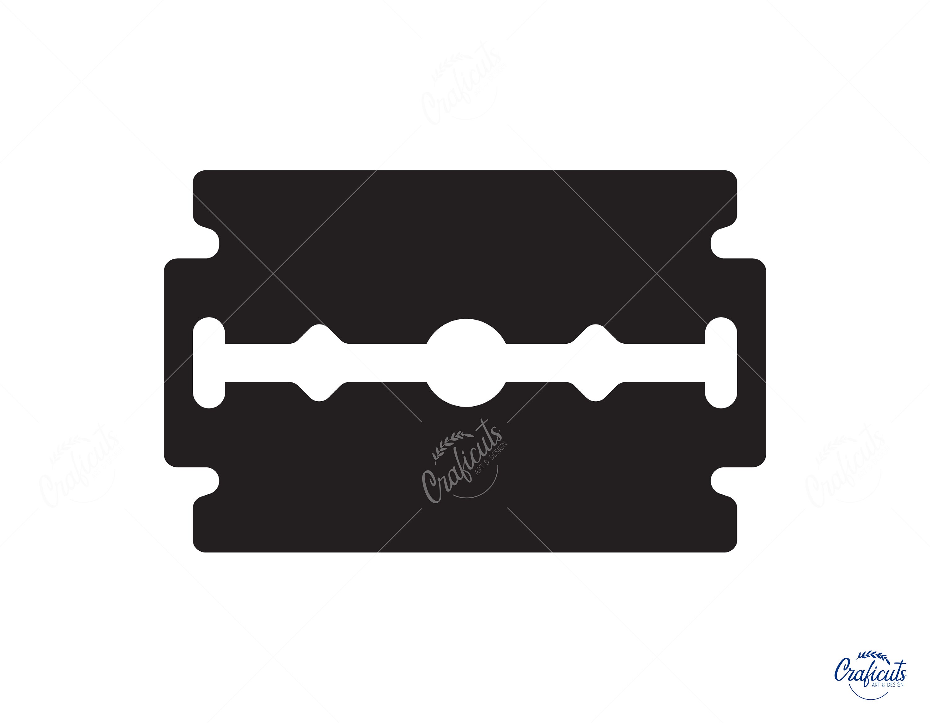 Razor blade SVG Clip art Instant Digital Download | Etsy