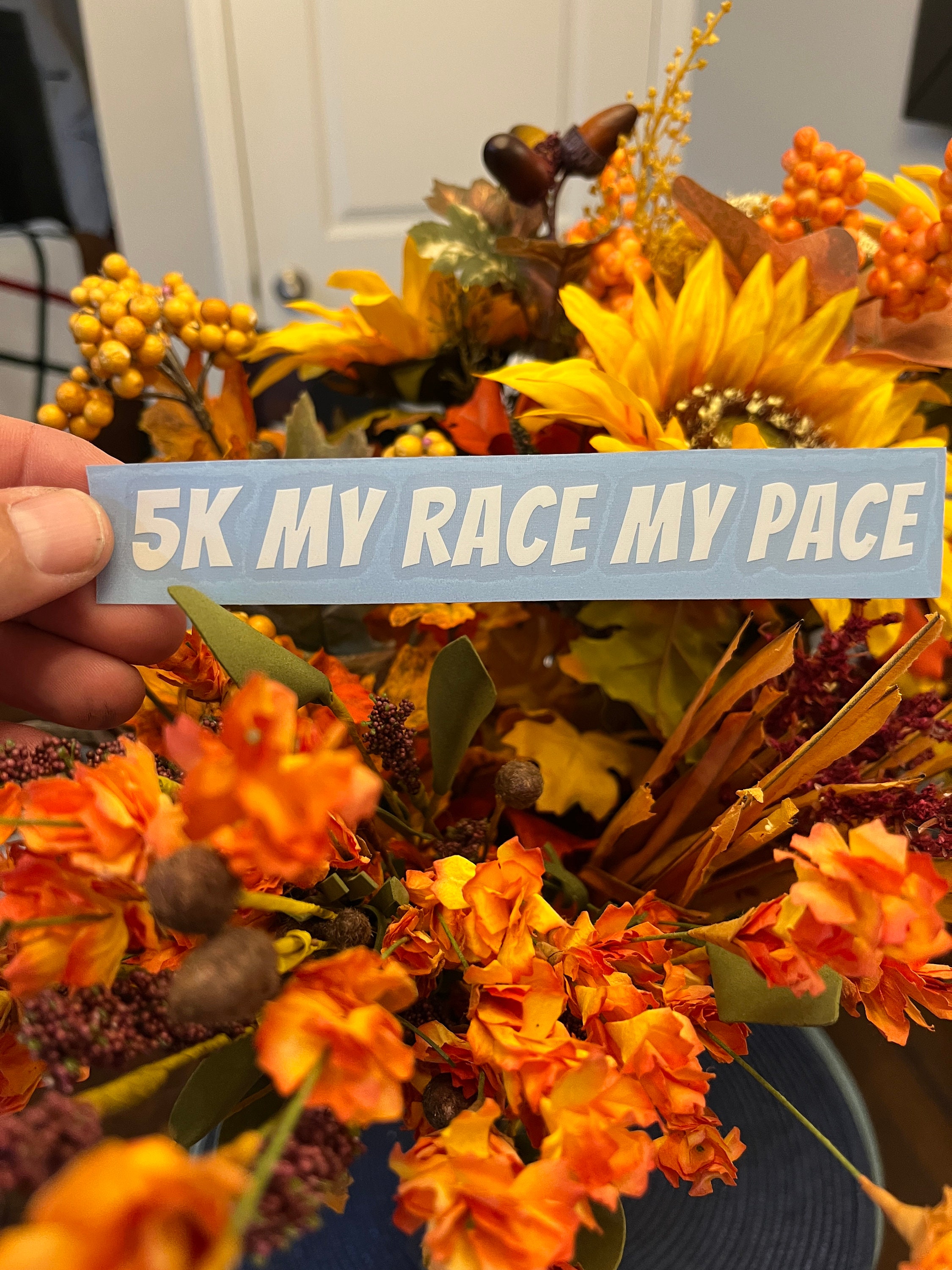 5k Race Sticker | Vinyl Running Sticker - Etsy