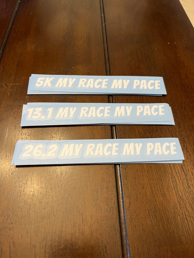 5k Race Sticker | Vinyl Running Sticker - Etsy