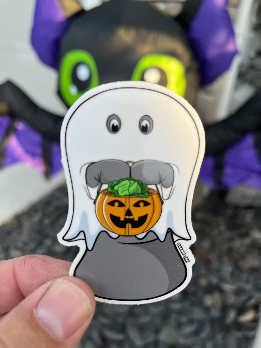 Trick-or-treat, Cute 3" Manatee Halloween Sticker. - Etsy