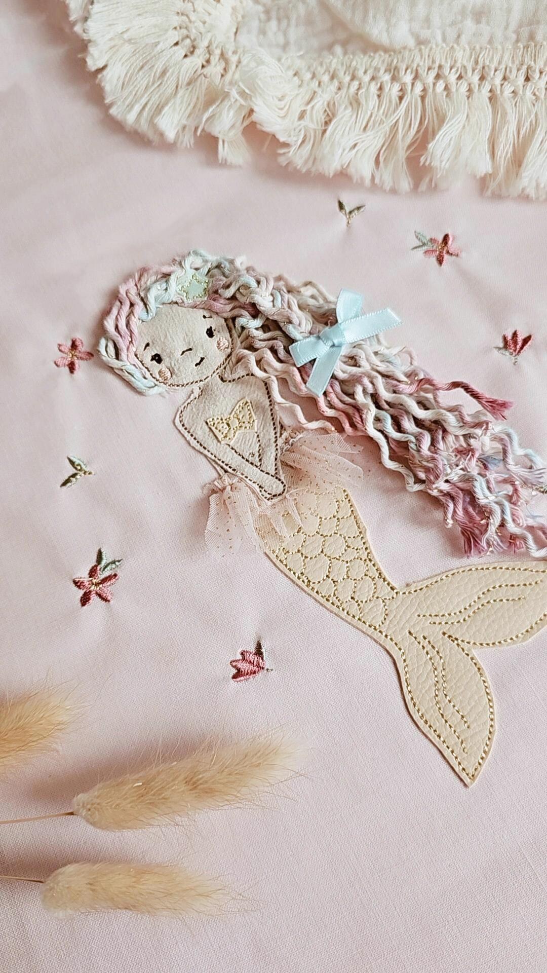 Embroidery File Mermaid 3D, Economy Set, Doodle - Etsy