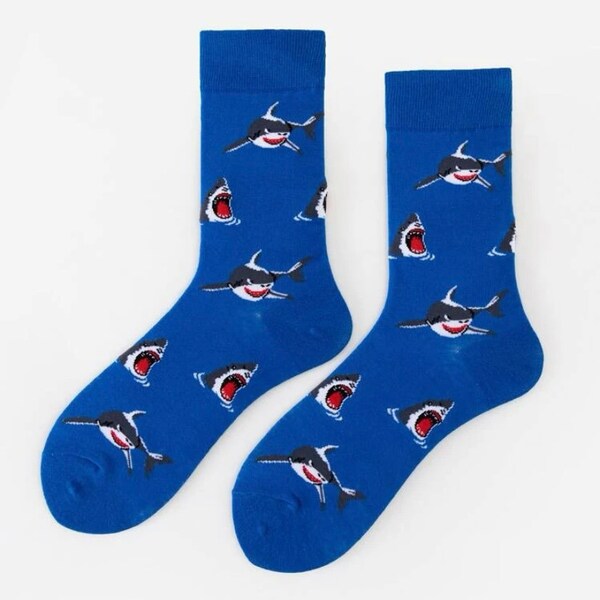 Shark Socks - Etsy