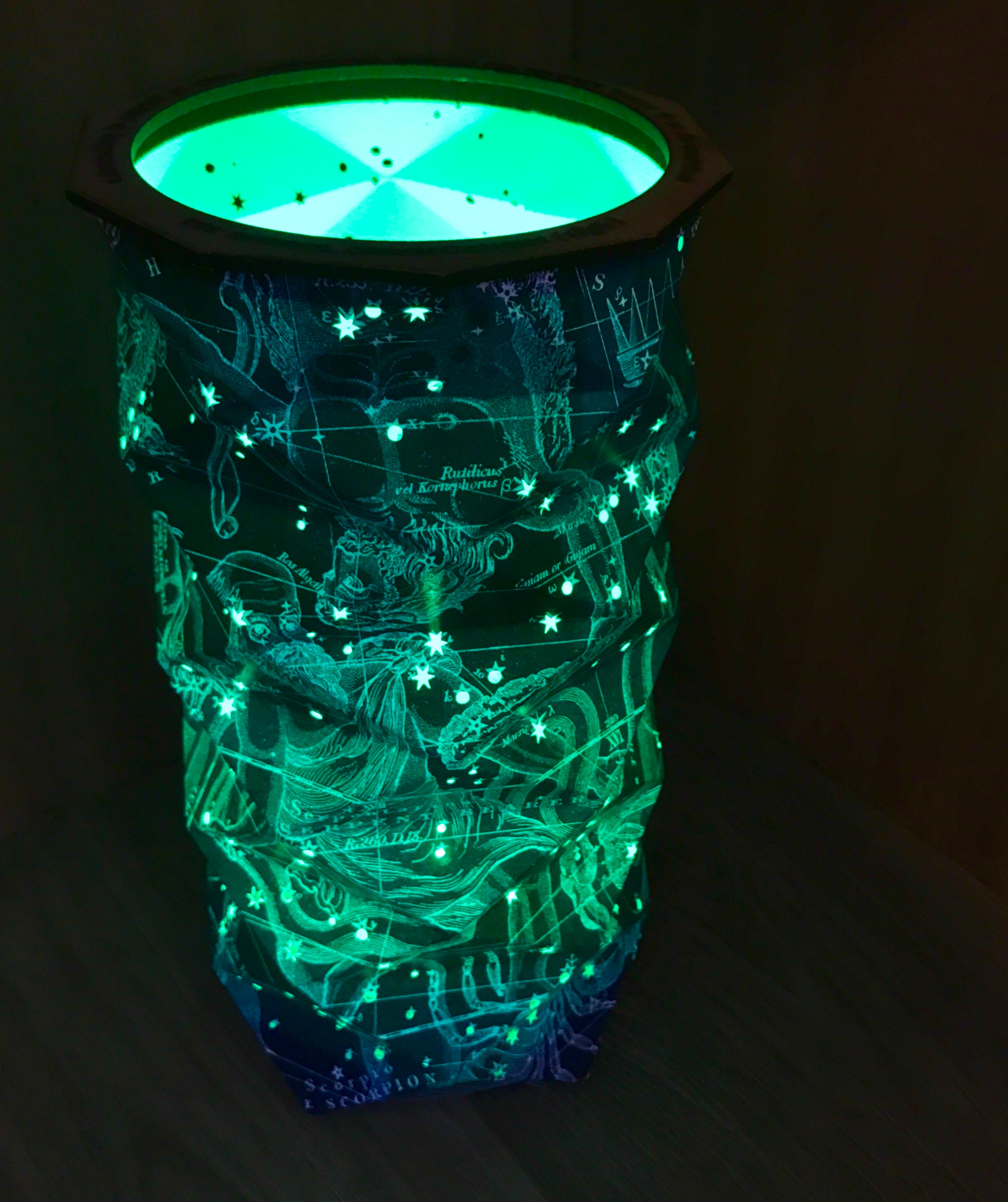 Star Chart Geodesic Lantern | Etsy