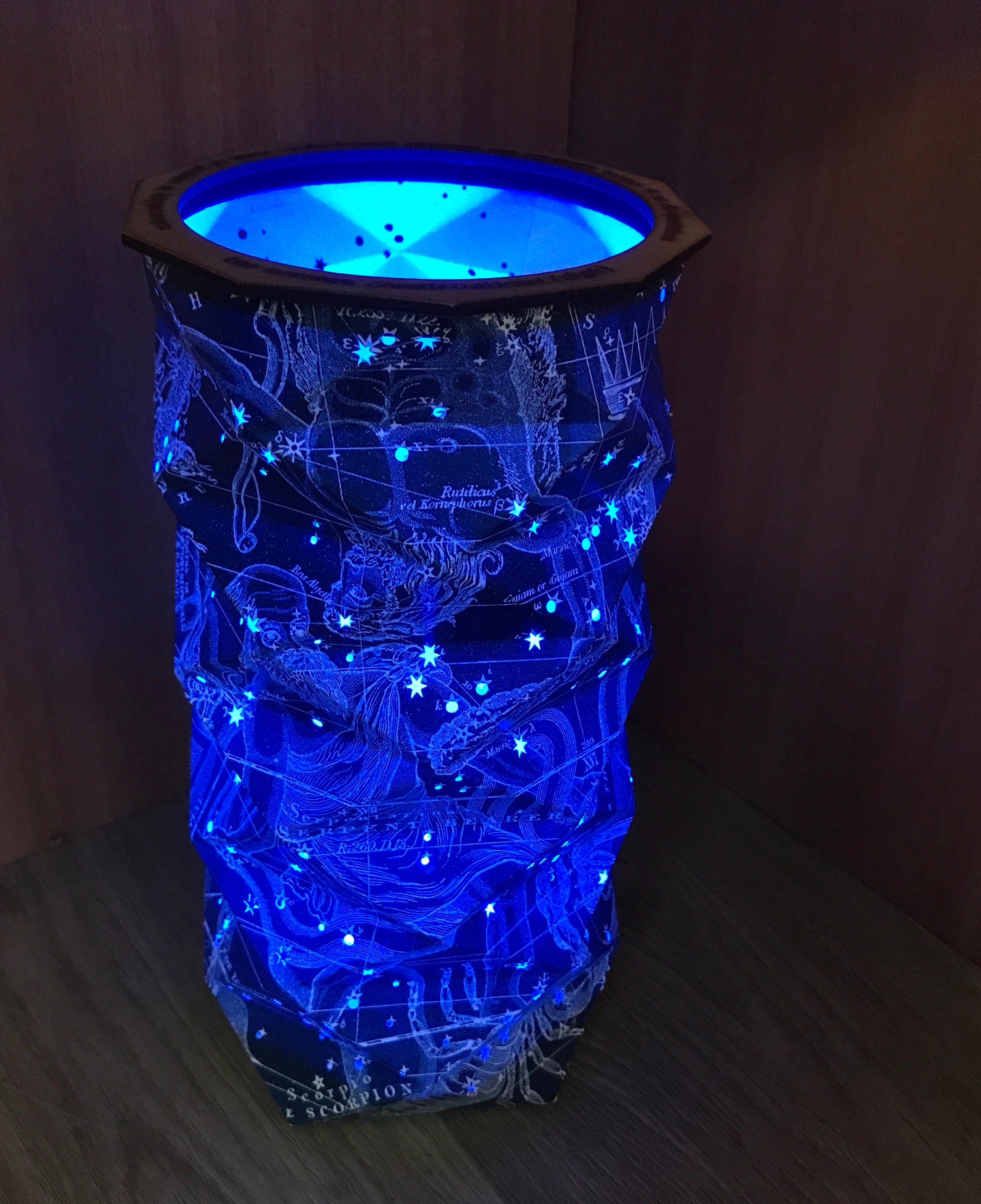 Star Chart Geodesic Lantern | Etsy