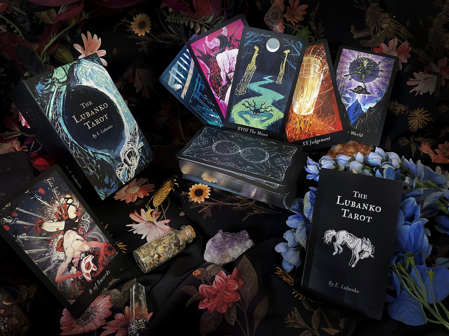 The Lubanko Tarot HTF OOP Tarot Indie Deck by E. Lubanko 2020 - Etsy