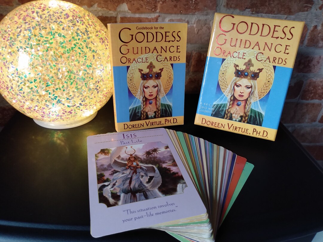 Original 2004 Set Goddess Guidance Oracle Cards by Doreen Virtue OOP - Etsy