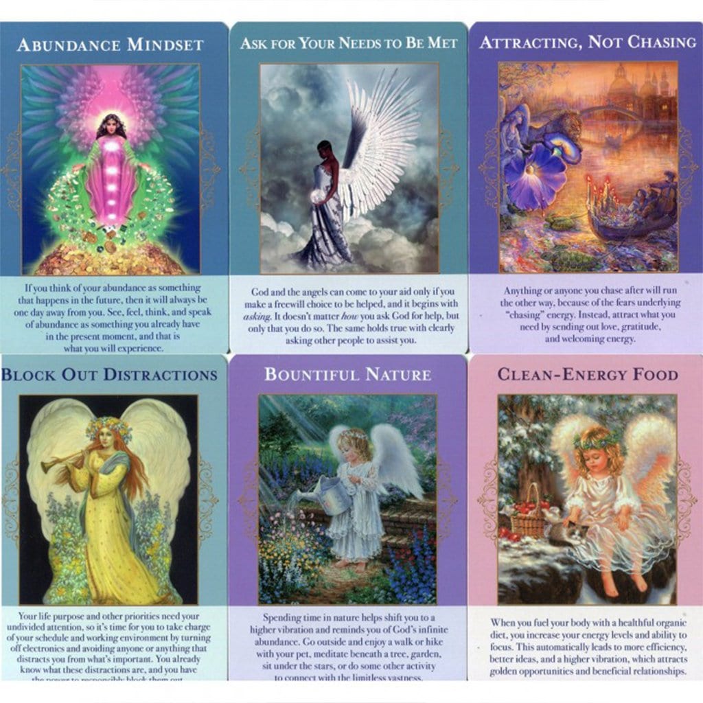 Angels of Abundance Oracle Cards by Doreen Virtue Original OOP 2017 ...