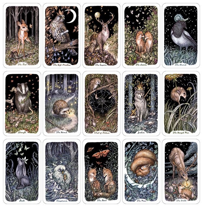 Oak Ash & Thorn Tarot Cards Indie Deck Kickstarter 1st Edition - Etsy