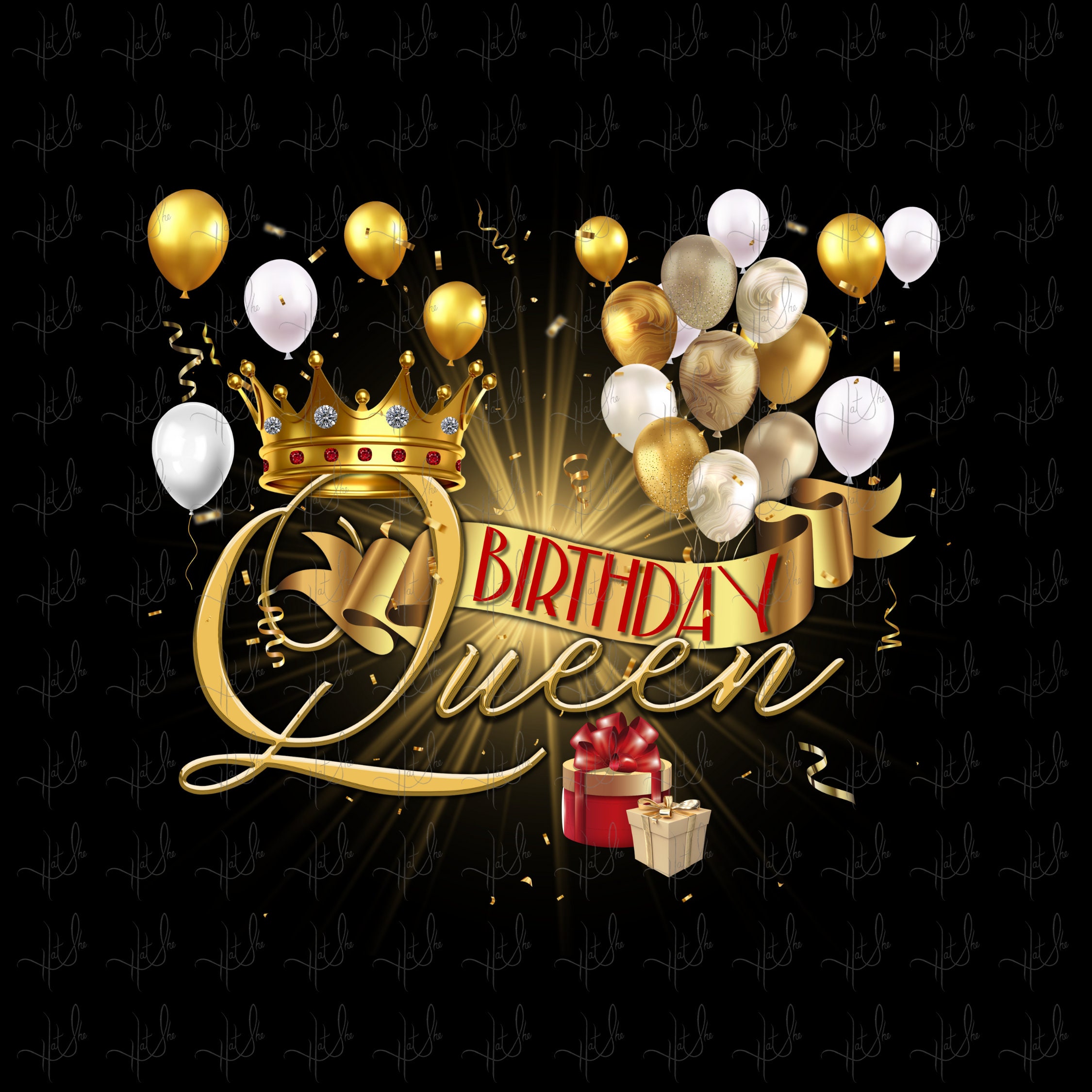 Birthday Queen Png Digital Download. Queen Sublimation, Png Graphics ...