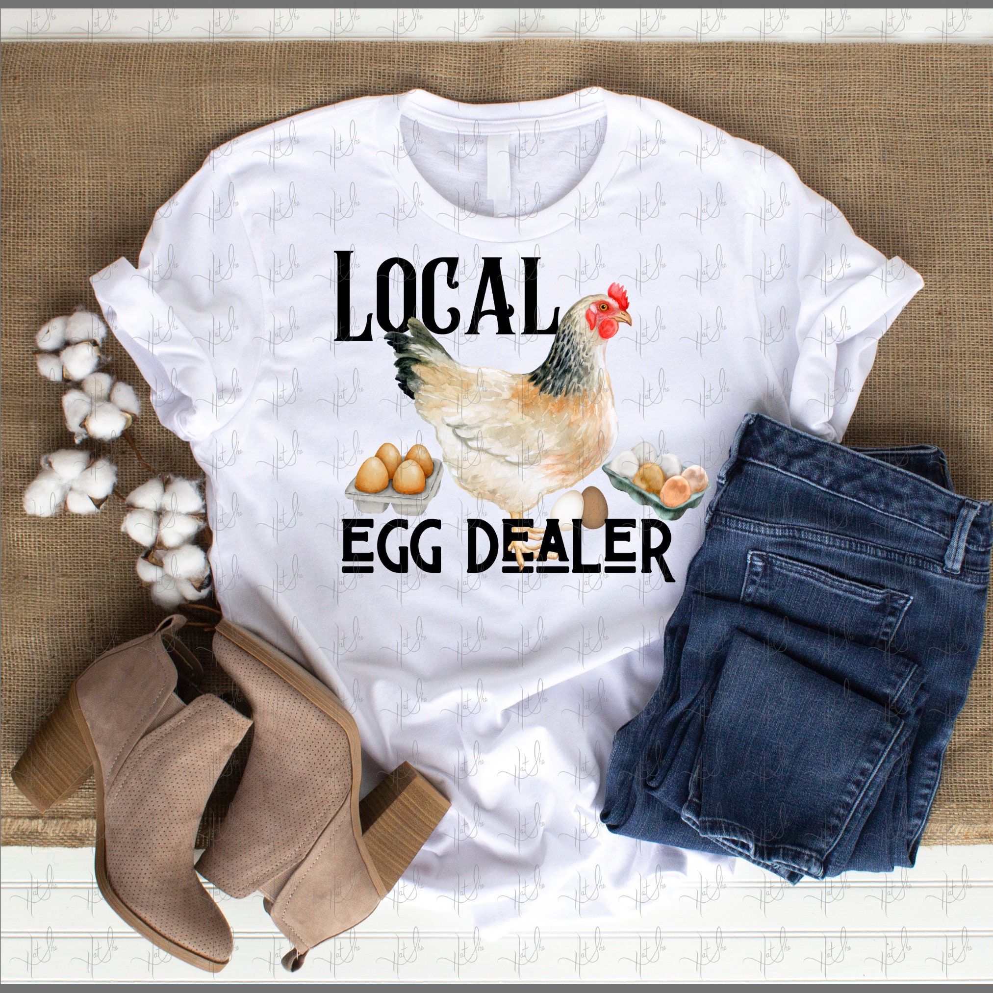 Local Egg Dealer PNG, Chicken Art (digital Download) - Etsy