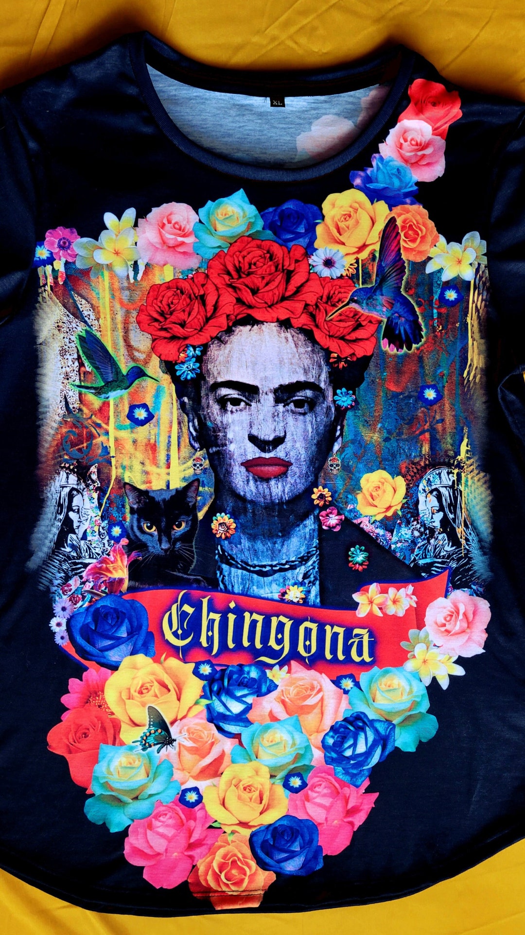 Frida Kahlo Chingona Women's Premium T-shirt - Etsy