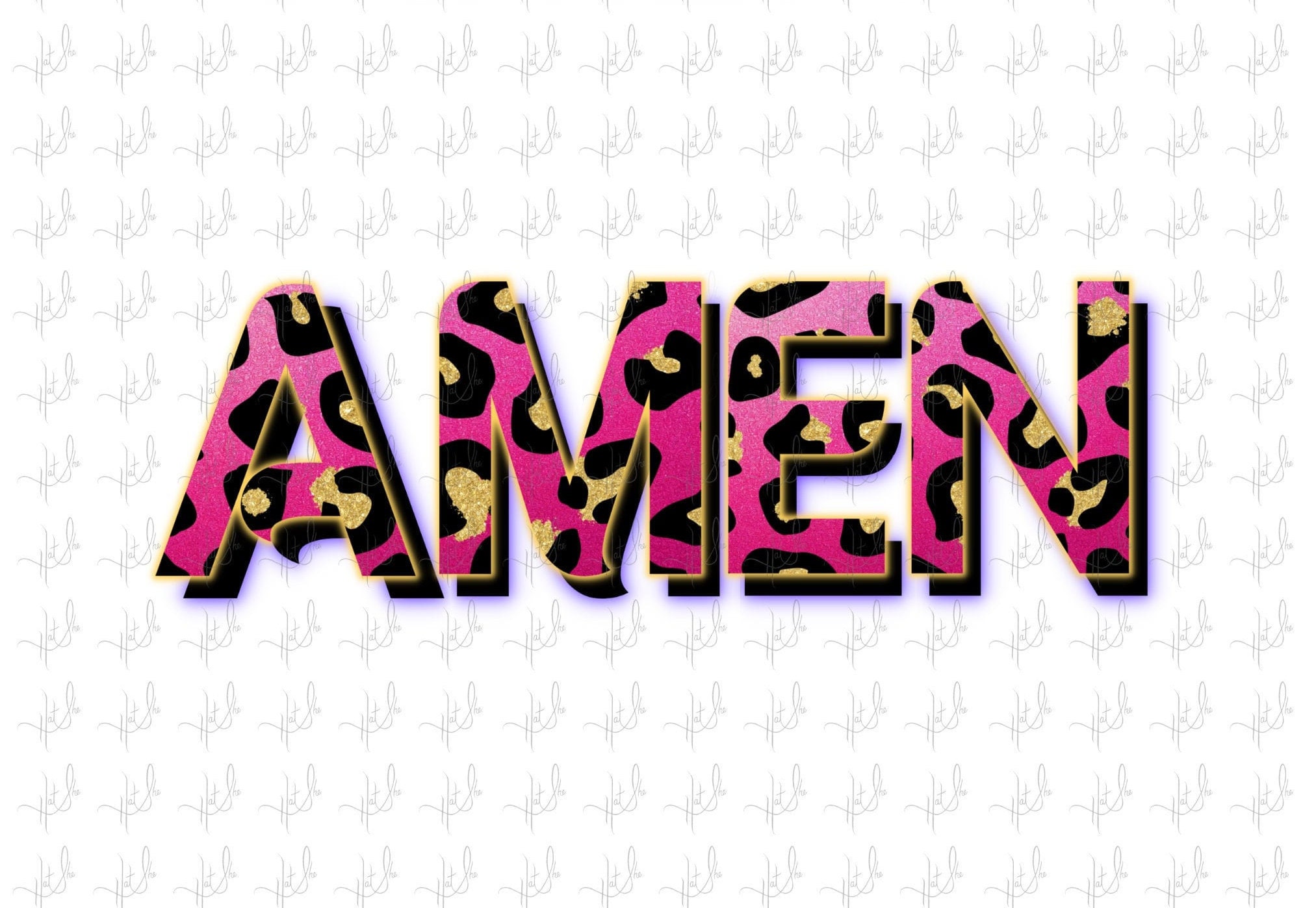 Amen PNG Digital Download for Commercial Use. Religious Sublimation ...