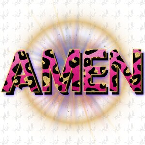 Amen PNG Digital Download for Commercial Use. Religious Sublimation ...